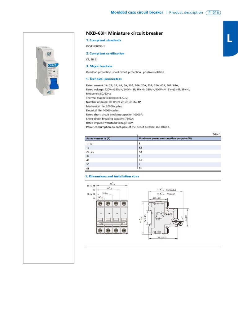 NXB-63H Catalog | PDF