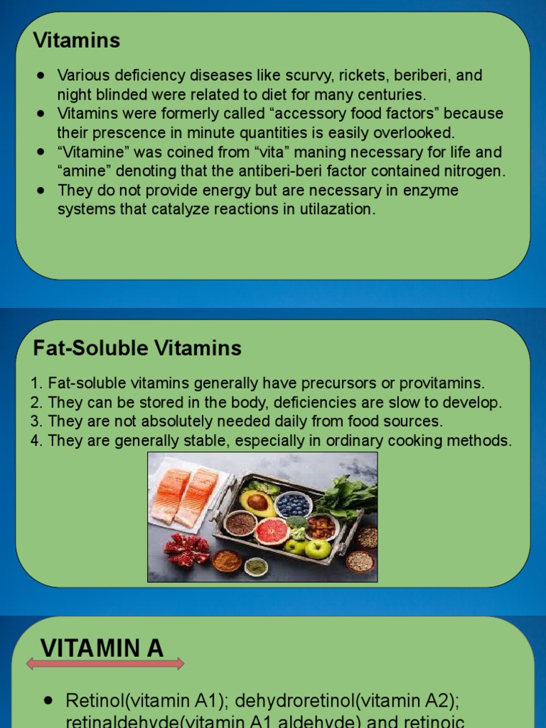 Fat Soluble Vitamins Pdf Vitamin D Vitamin