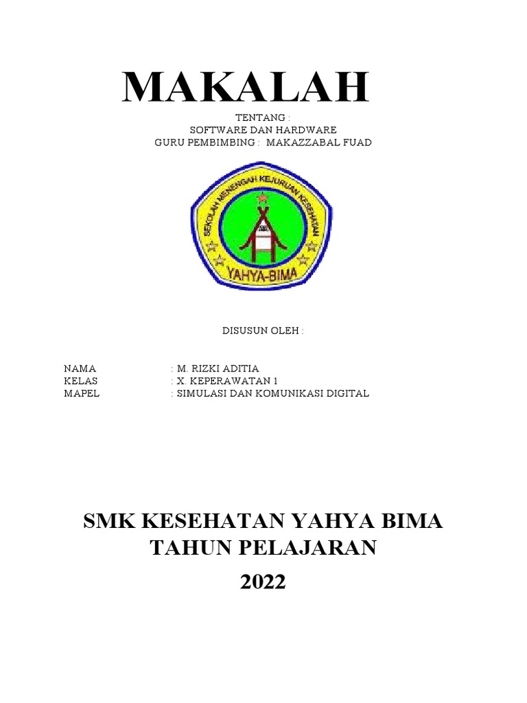 Makalah Software Dan Hardware | PDF
