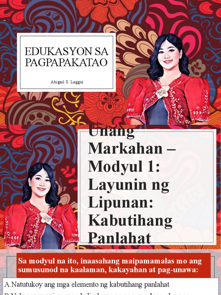 Esp 9 Q1 Week 1 | PDF