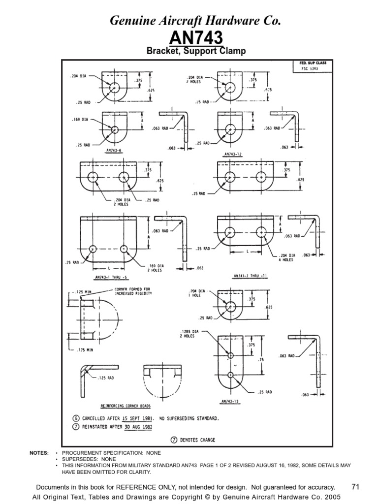 Bracket An743 | Download Free PDF | Steel | Corrosion