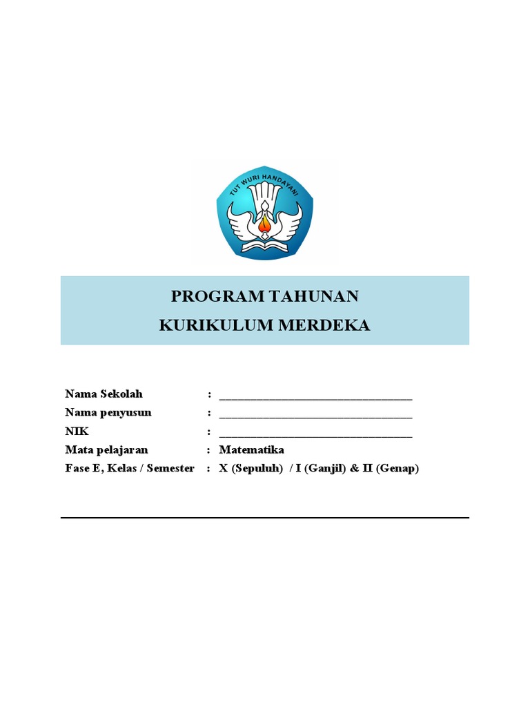 PROTA Kurikulum Merdeka | PDF