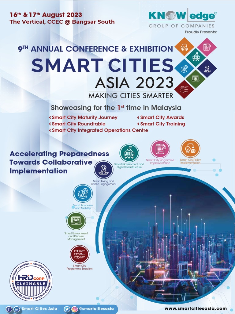 Smart Cities Asia 2023 Conference | PDF | Innovation | Infrastructure