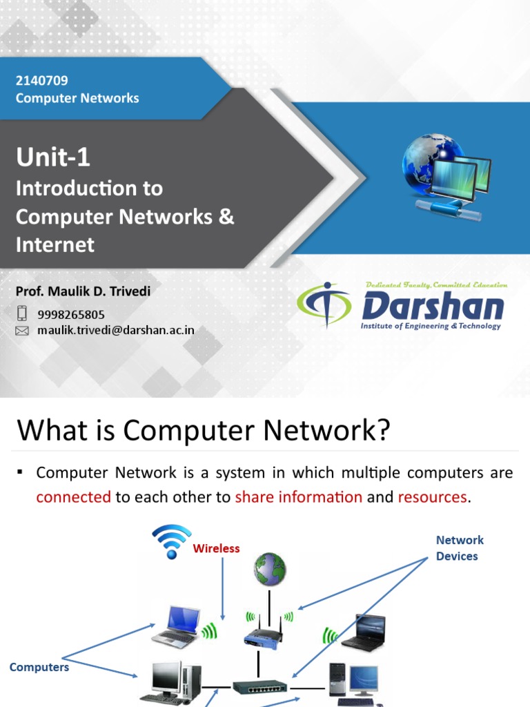 Unit 1 | PDF | Osi Model | Computer Network