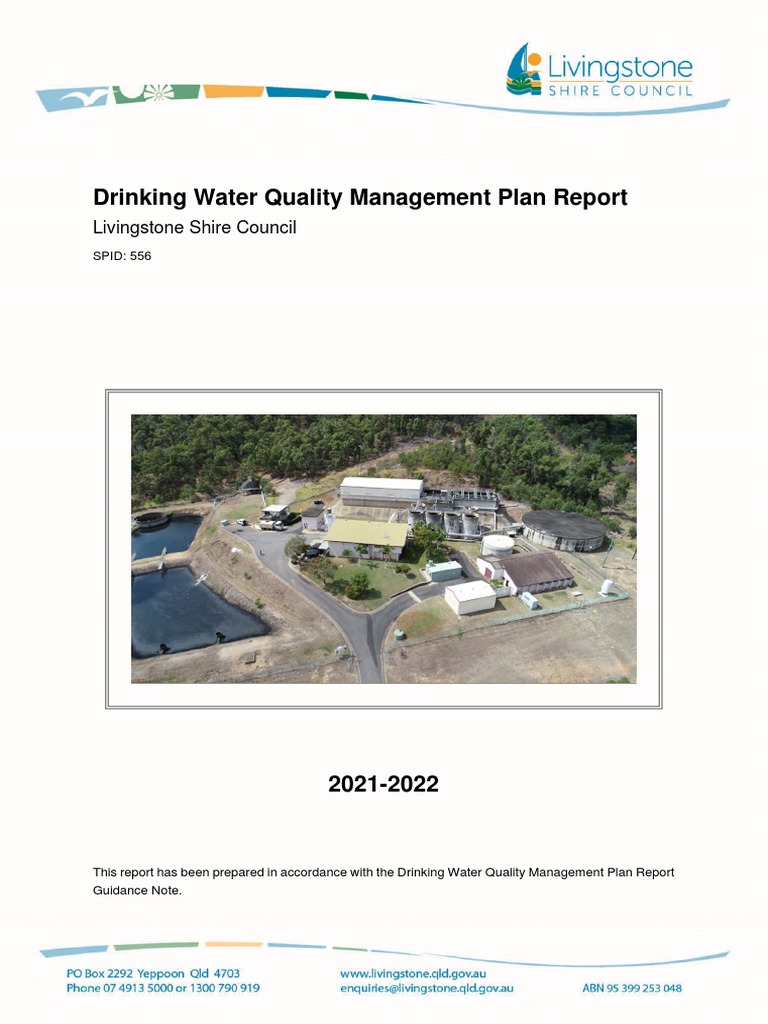 Livingstone Shire Drinking Water Report 2021-22 | PDF