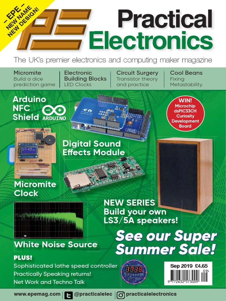 Practical Electronics September 2019 Avxhm - Se | PDF | Microcontroller | Computer Science