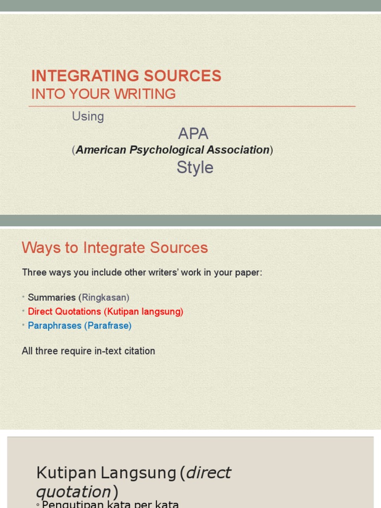 1b-Membuat Kutipan, Parafrasa Dan Ringkasan Sumber-Sumber Referensi | PDF