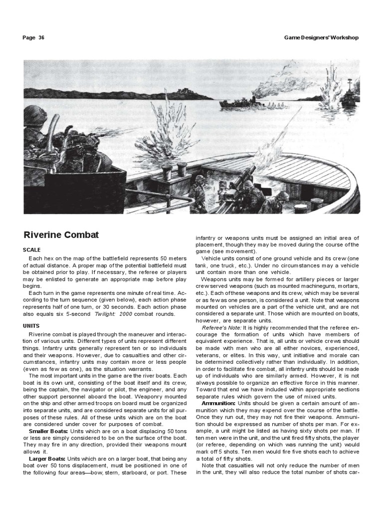 Extract - 0502 River Combat (Boats) | PDF | Tanks | Ammunition