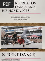 Street and Hip-Hop Dance Styles Guide | PDF | Musical Subcultures | Dances
