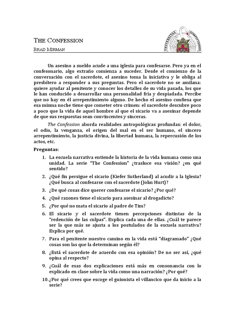 The Confession | PDF