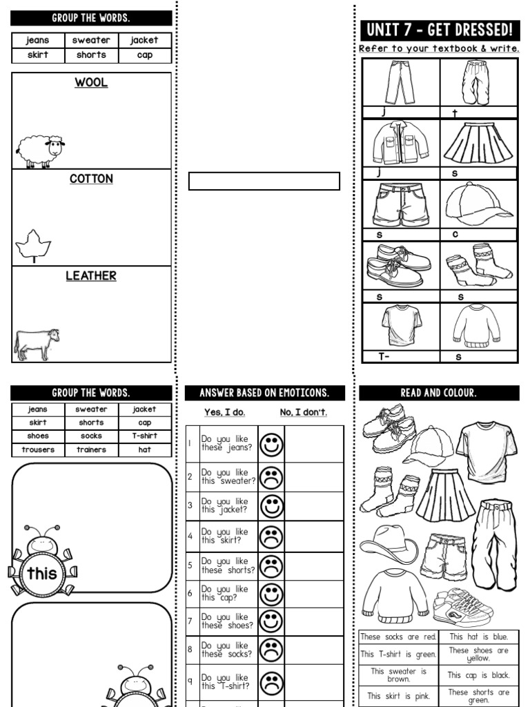 BROCHURE-UNIT-7-GET-DRESSED- | PDF