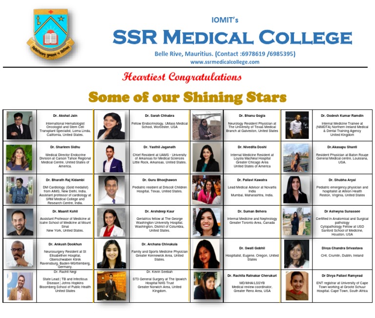 SSRMC Alumni status-ADD Lexpress Final 1 | PDF | Residency (Medicine ...
