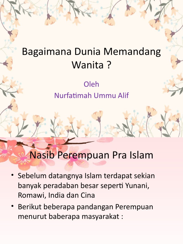 Bagaimana Dunia Memandang Wanita | PDF