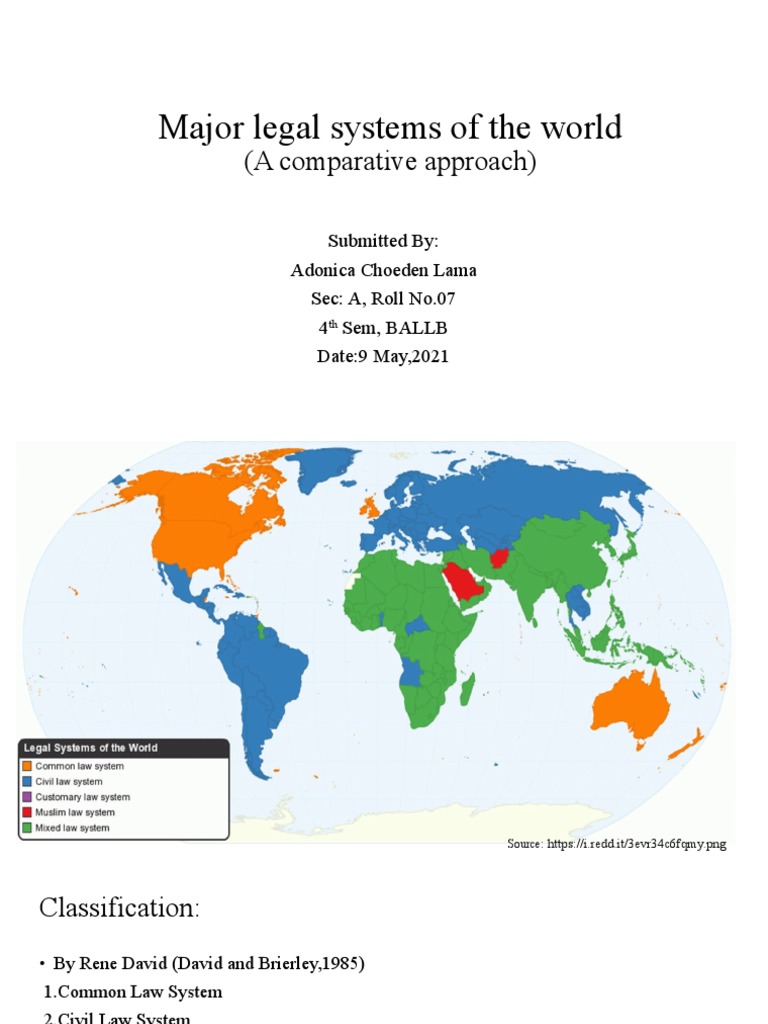 Major Legal Systems (Brief Comparison) | PDF | Politics