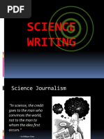 Science News Writing | PDF | News | Journalism