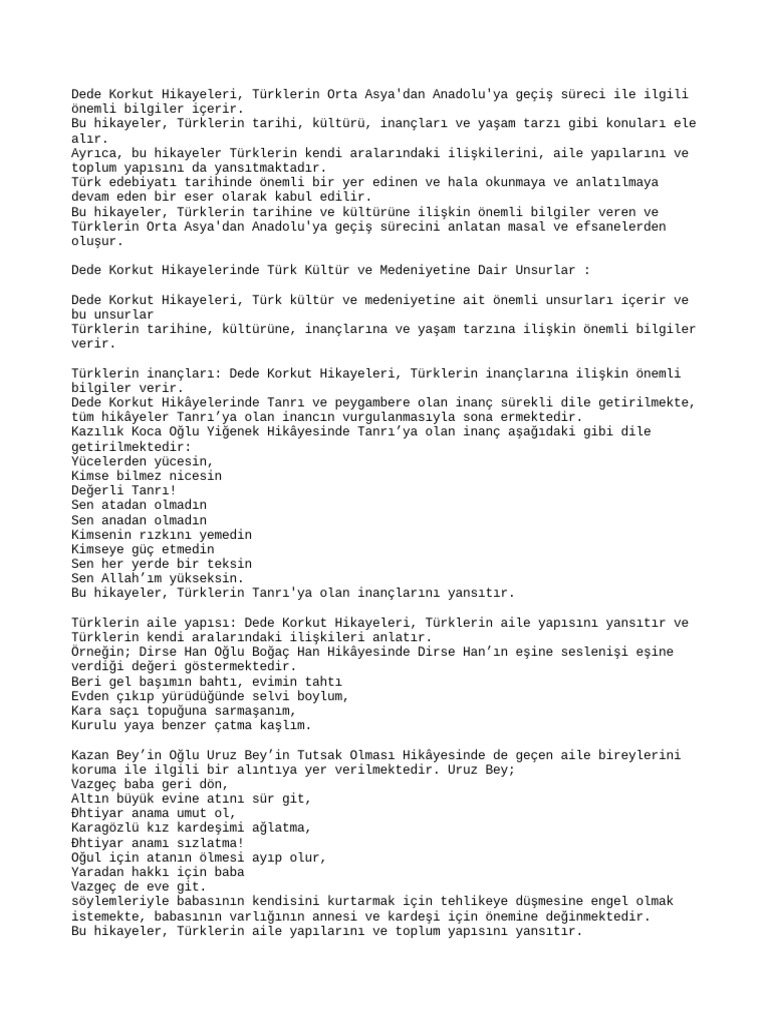 Dede Korkut | PDF