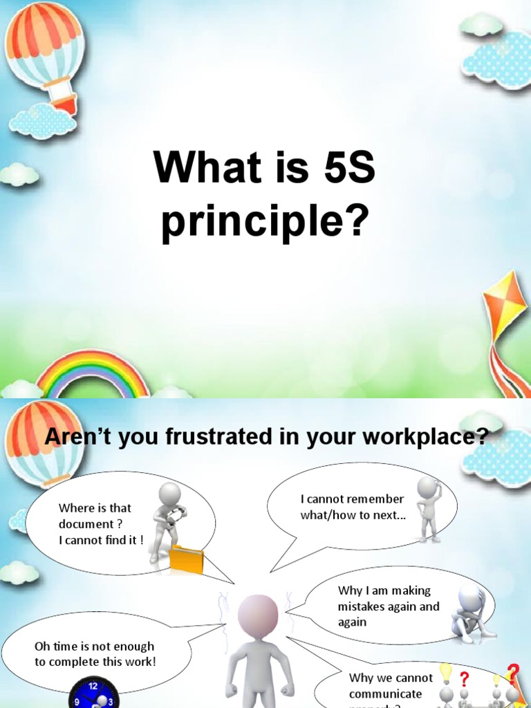 What Is 5S Principle? | Download Free PDF | Secondary Sector Of The ...