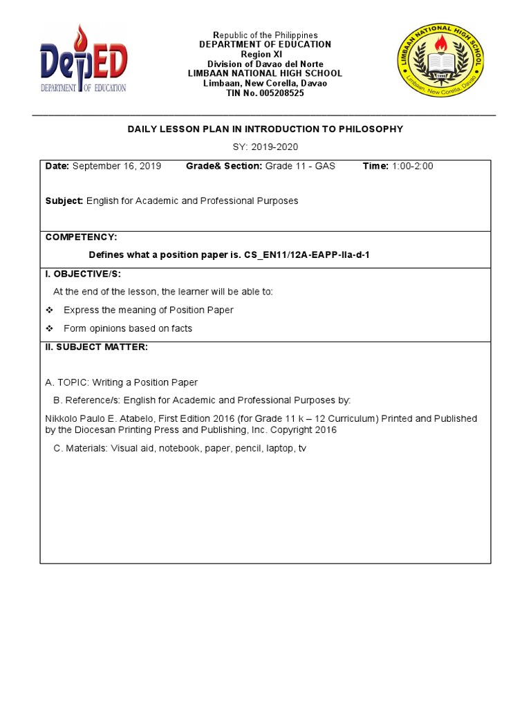 REVISED DLP September 21-22 E-ACAD | PDF | Lesson Plan | Curriculum