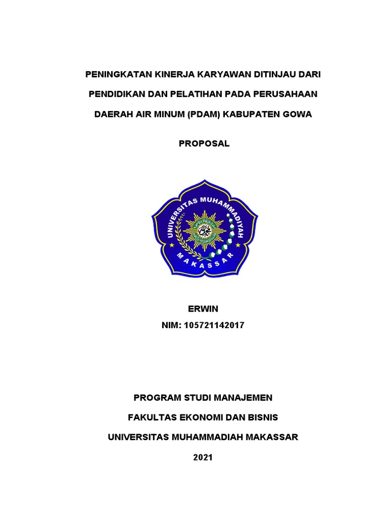 Proposal Fix | PDF | Pengembangan Diri