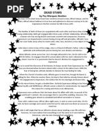 Dead Stars Summary | PDF | Narration | Love