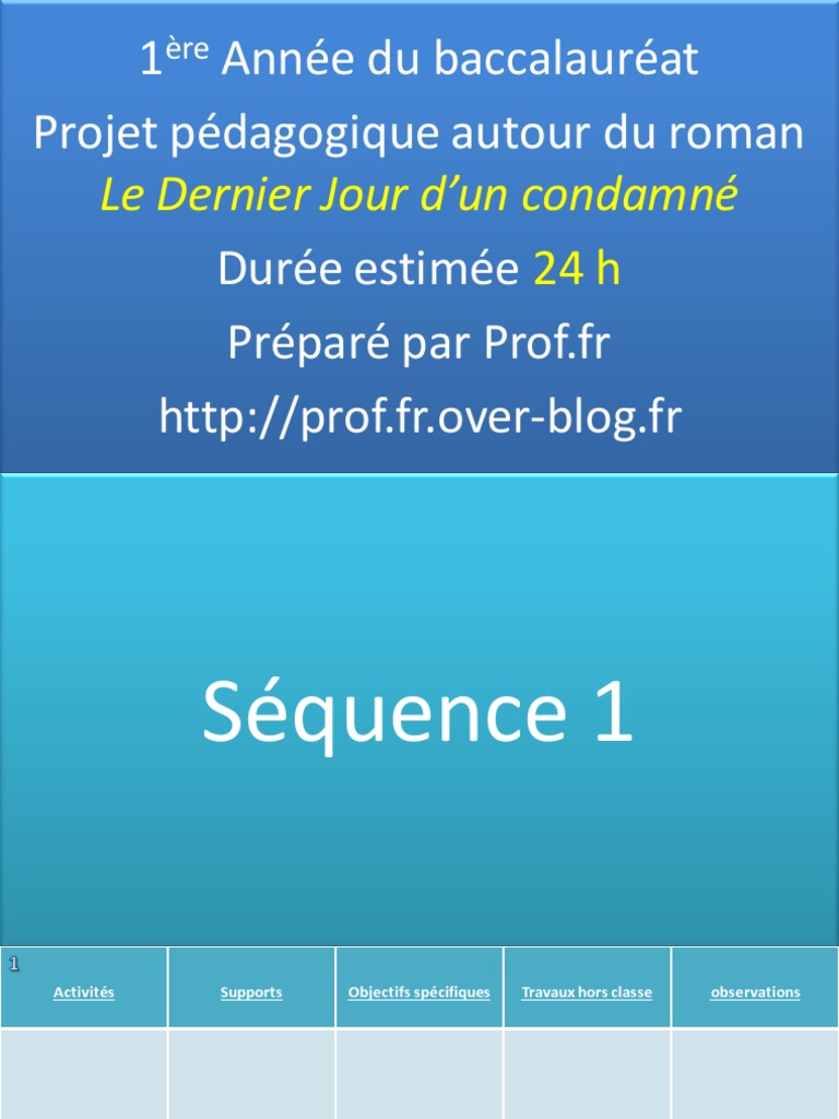 Module - 3 - Le - Dernier - Jour - Prof.fr - PDF Version 1 | PDF