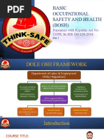 Philippine OSH Guidelines | PDF | Occupational Safety And Health | Safety