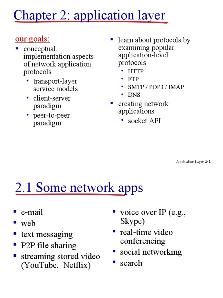 Understanding Application Layer Protocols | PDF | Domain Name System | Network Socket