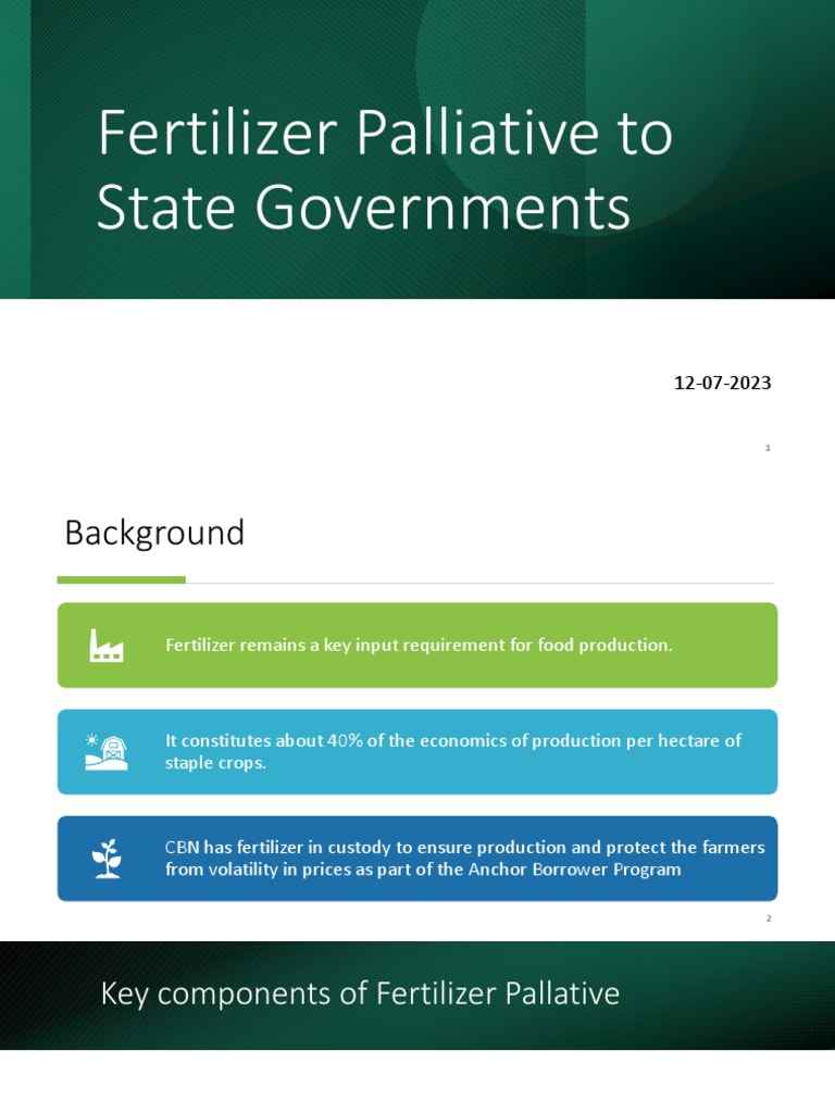 Fertilizer Initiative | PDF | Fertilizer | Warehouse
