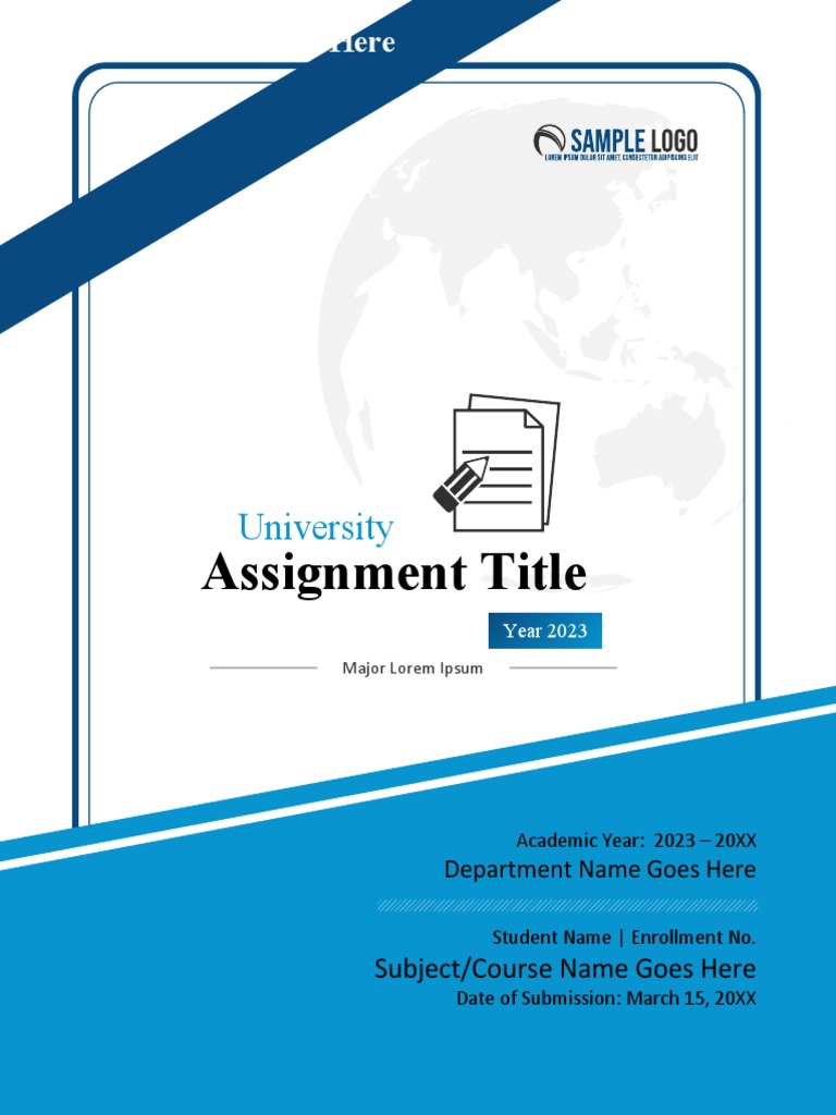 University Assignment Cover Page Template | PDF