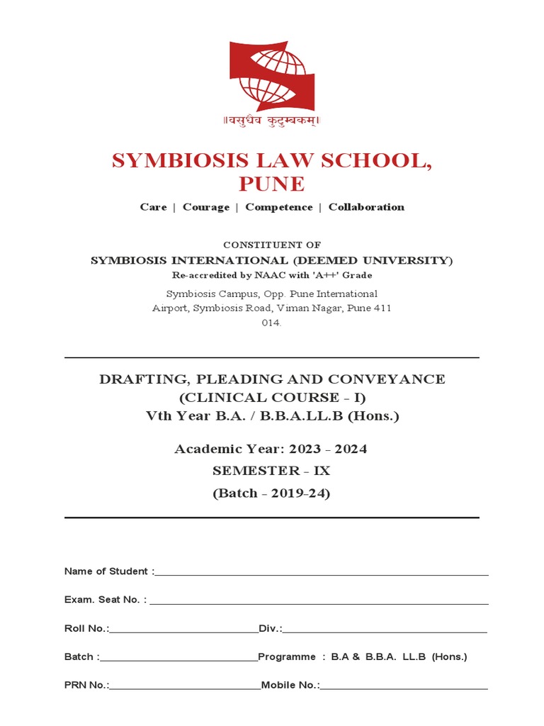 Journal - DPC - 5 Years - Semester IX | PDF