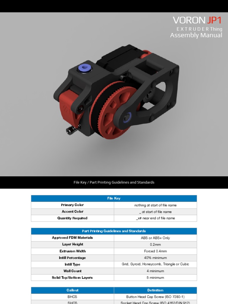 Voron Jetpack Manual | PDF | Screw | Mechanical Engineering