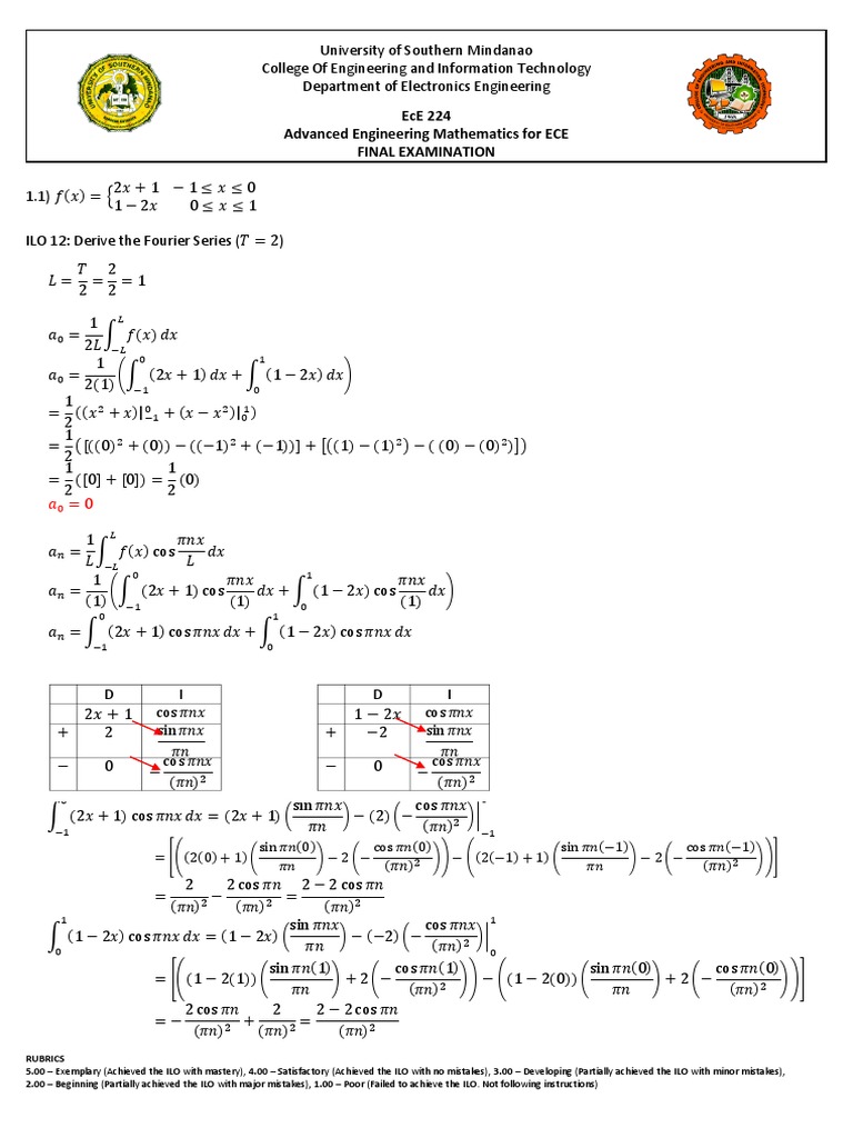 EcE 224 Final Exam Solution | PDF