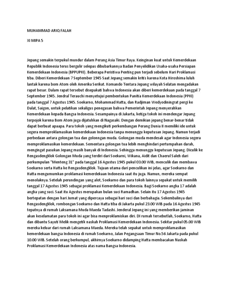 Muhammad Ariq Falah | PDF