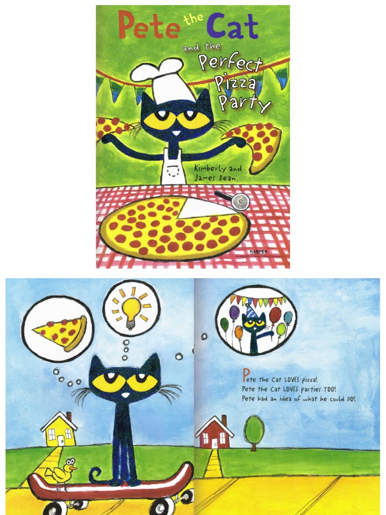 Book Pete The Cat and The Perfect Pizza Party | PDF