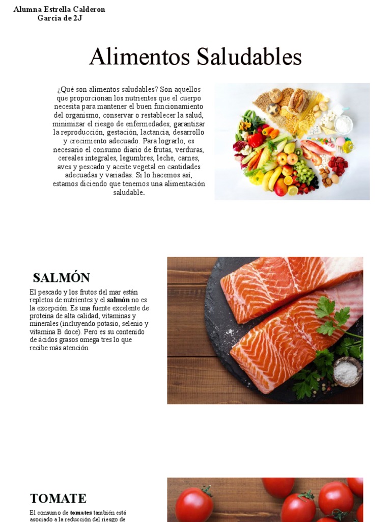 Alimentos Saludables | PDF
