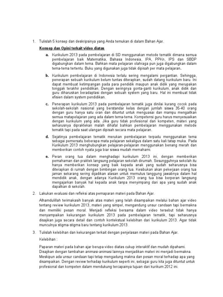 Analisis Bahan Ajar KB.2 IPS | PDF