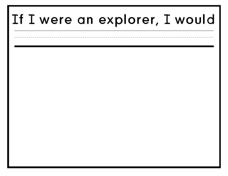 If I Were An Explorer | PDF | Social Science