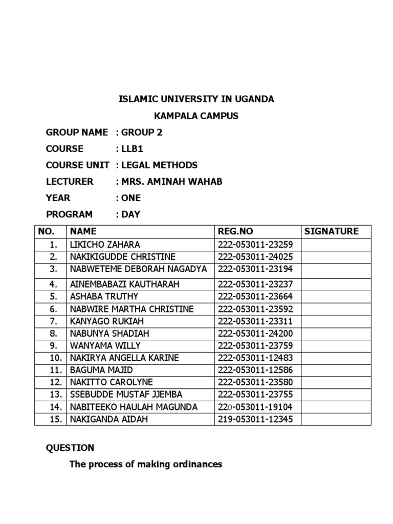 The Process of Making Ordinance-1 | PDF