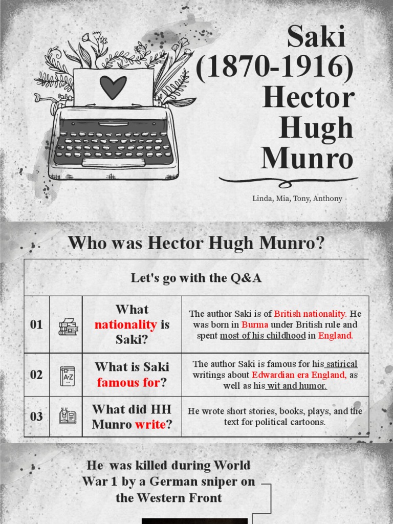 Héctor Hugh Munro: Vida y Obra | PDF | Planetas | Sistema solar