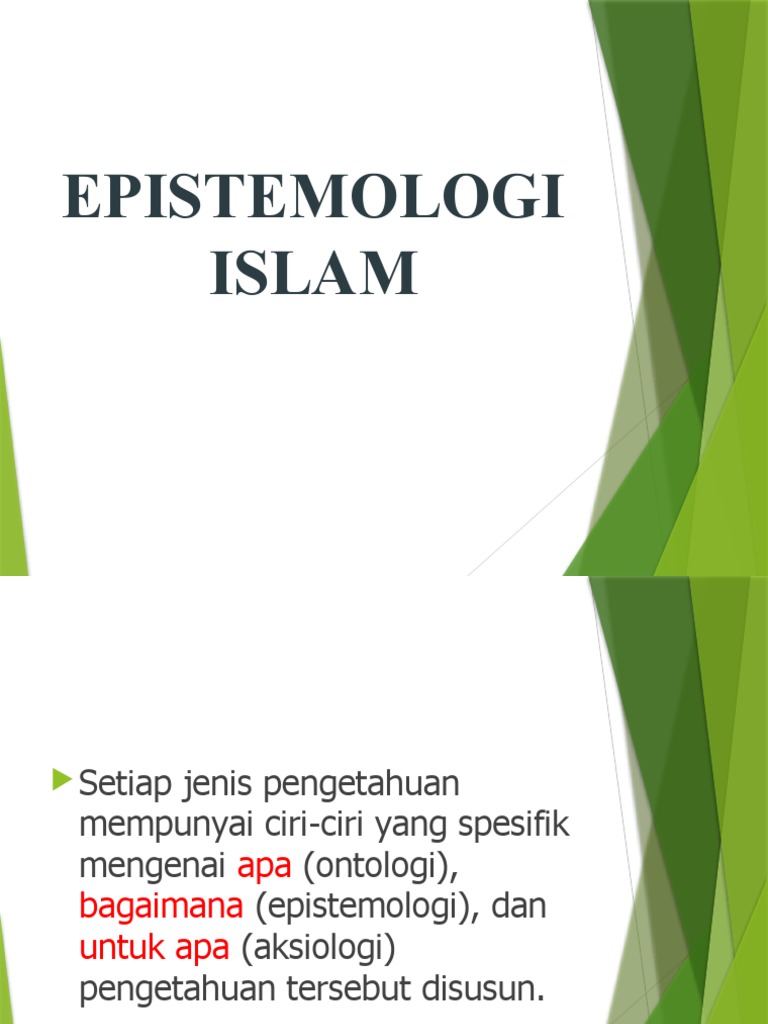 Epistemologi Islam | PDF