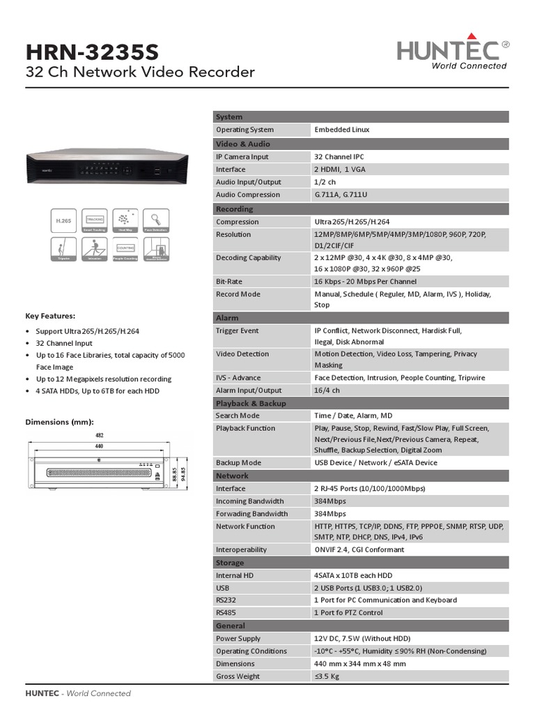 Brosur hrn-3235s | PDF | Pixel | Computer Network