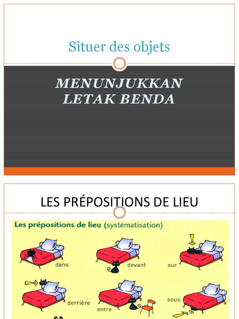 SITUER DES OBJETS | PDF