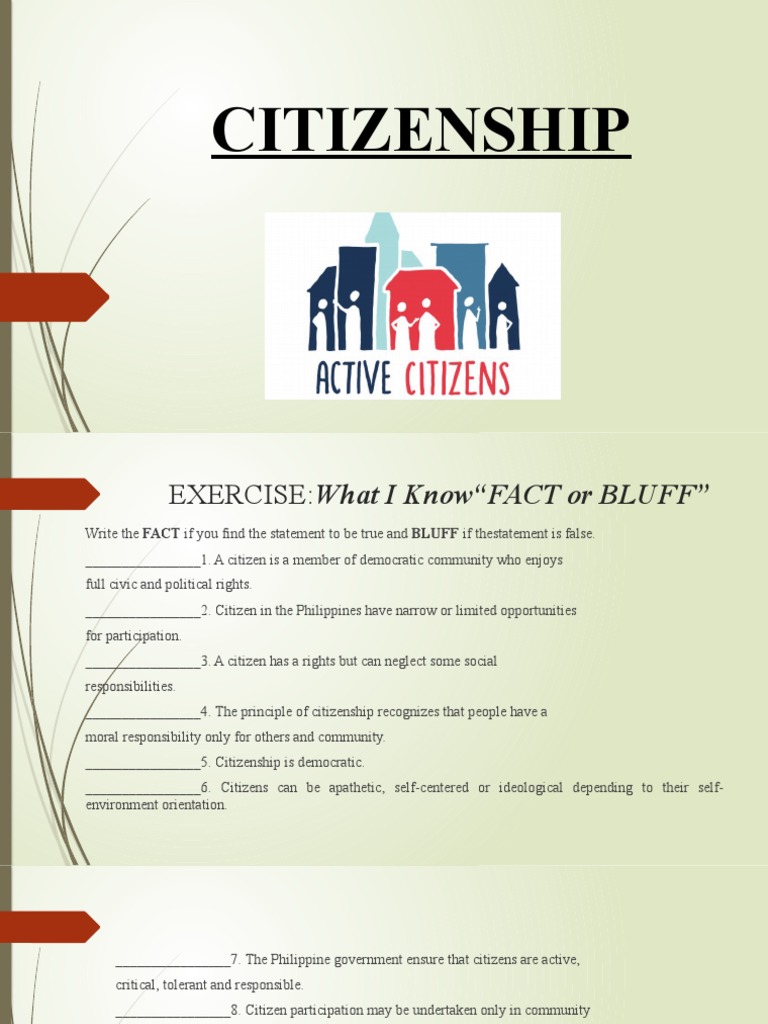 Q2 - m12 Active Citizenship | PDF