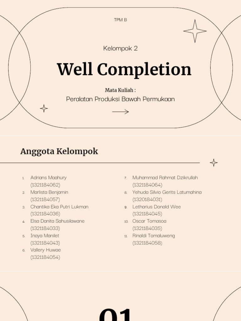 Well Completion Kelompok 2 TPM B | PDF