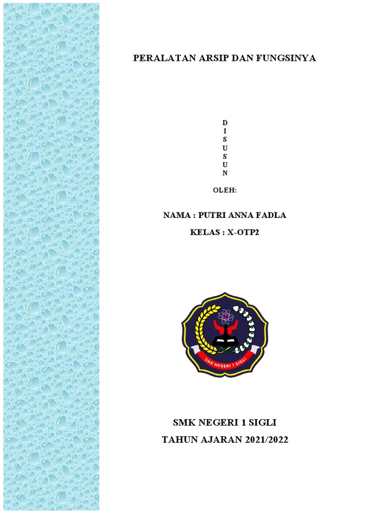 Peralatan Arsip dan Fungsinya | PDF