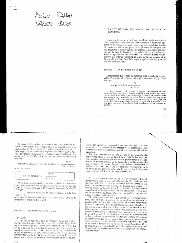 Una Introducción A La Economía Política. Pierre Salama y Jacques Valier ...