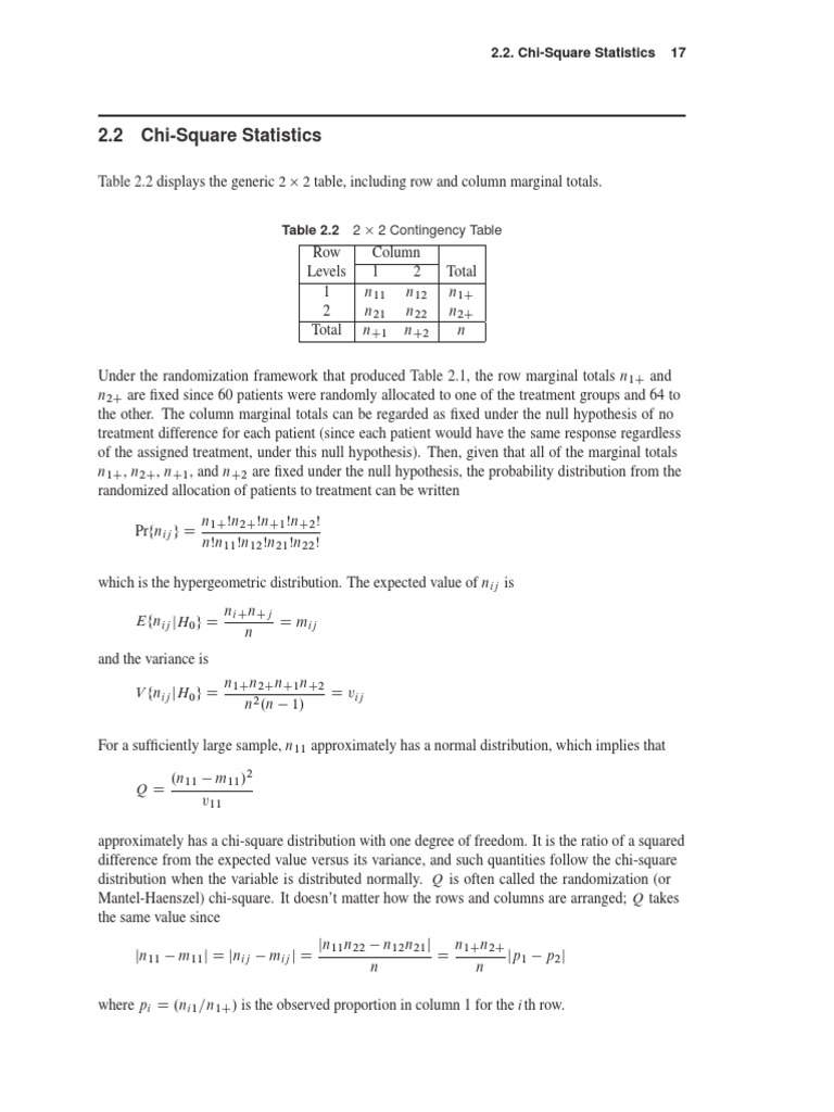 3 SAS 1 Independence | PDF | Chi Squared Distribution | Chi Squared Test