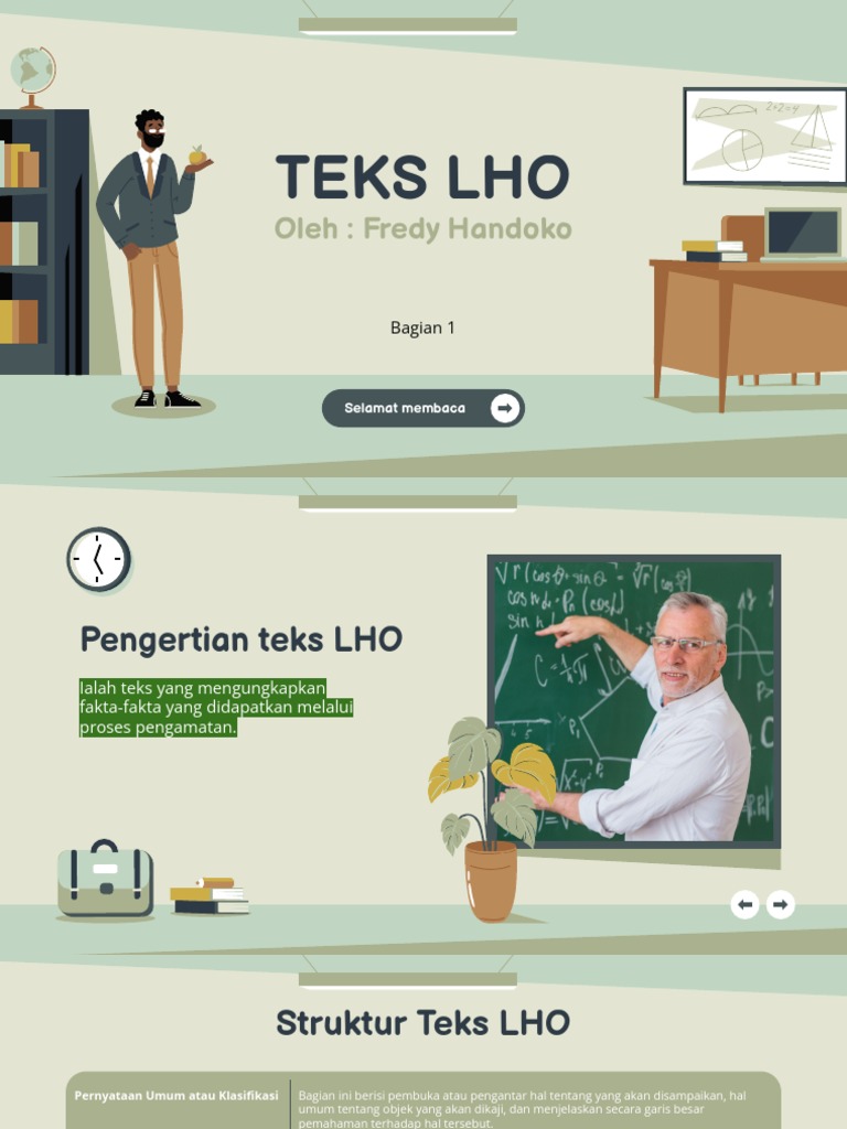 Lampiran 1 Materi Teks Lho 1 | PDF | Sains & Matematika