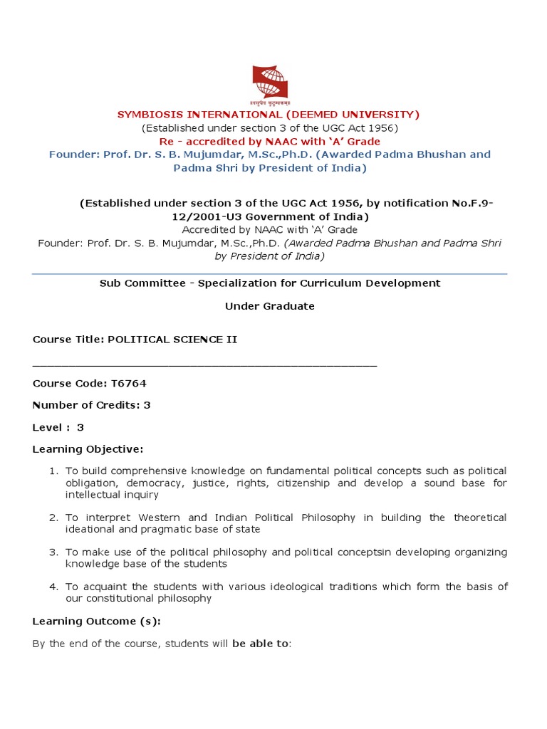 10.political Science II | PDF