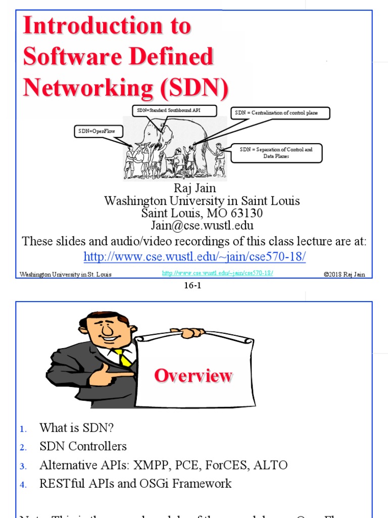 Introduction To Software Defined Networking (SDN) | PDF | Computer Network | Peer To Peer